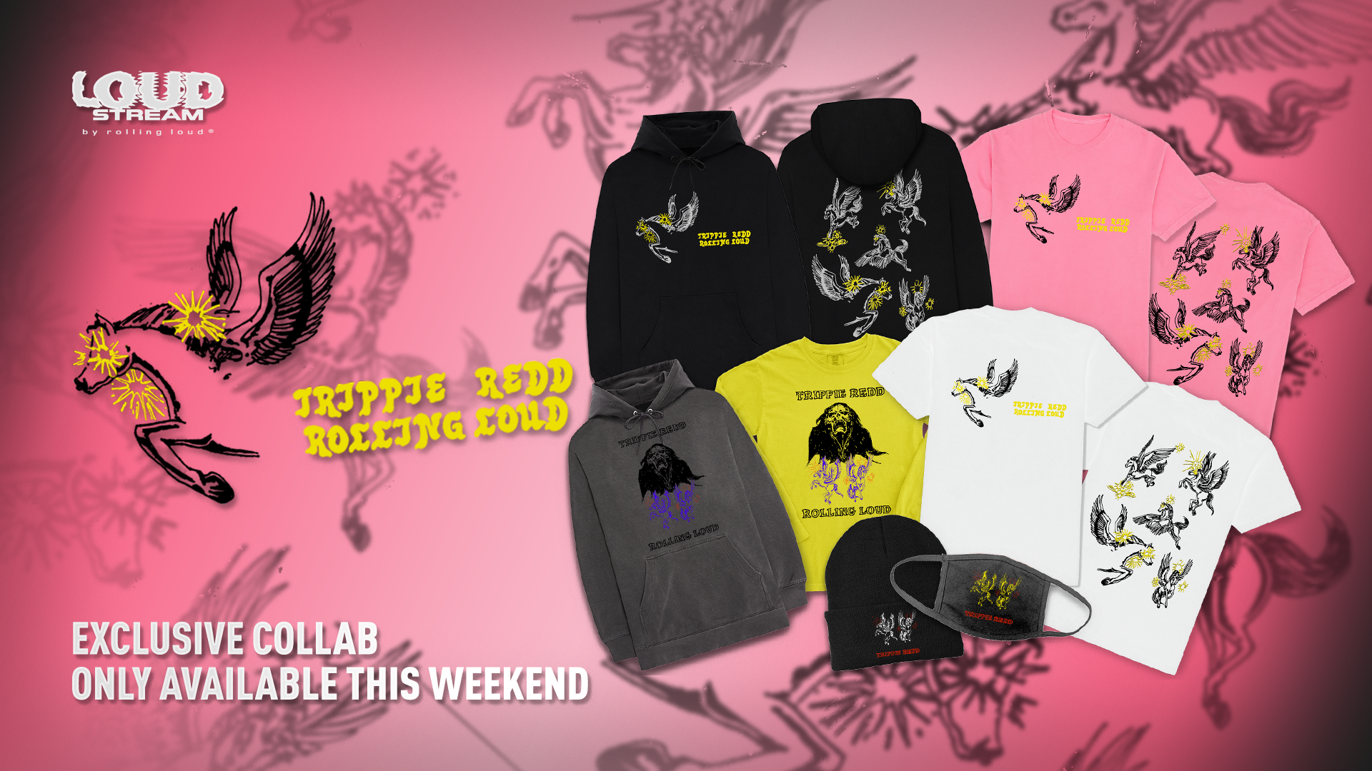 LOUD STREAM ON NOW: Rolling Loud Reveals Collab Merch With Trippie ...