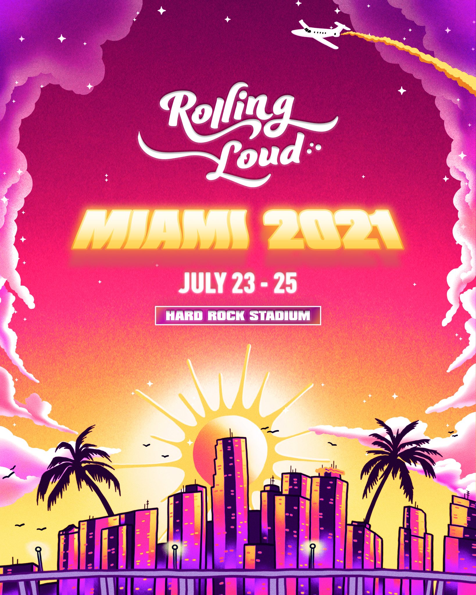Rolling Loud Returns to Miami on July 23-25th, 2021 - Audible Treats