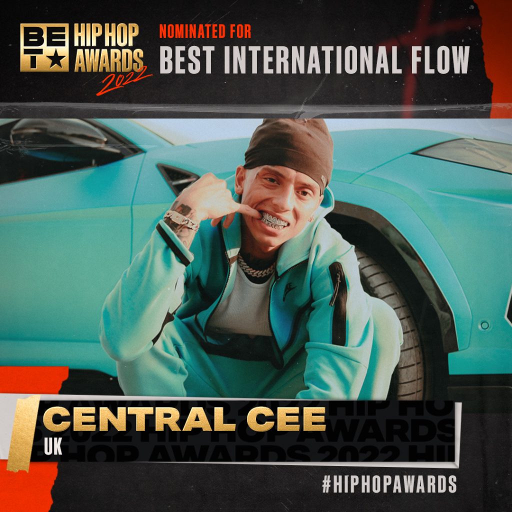 Central Cee Earns BET Hip-Hop Award Nomination for Best International ...