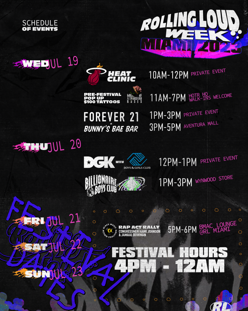 Rolling Loud Week Commences With Events w/ Miami HEAT, BMAC, and More ...